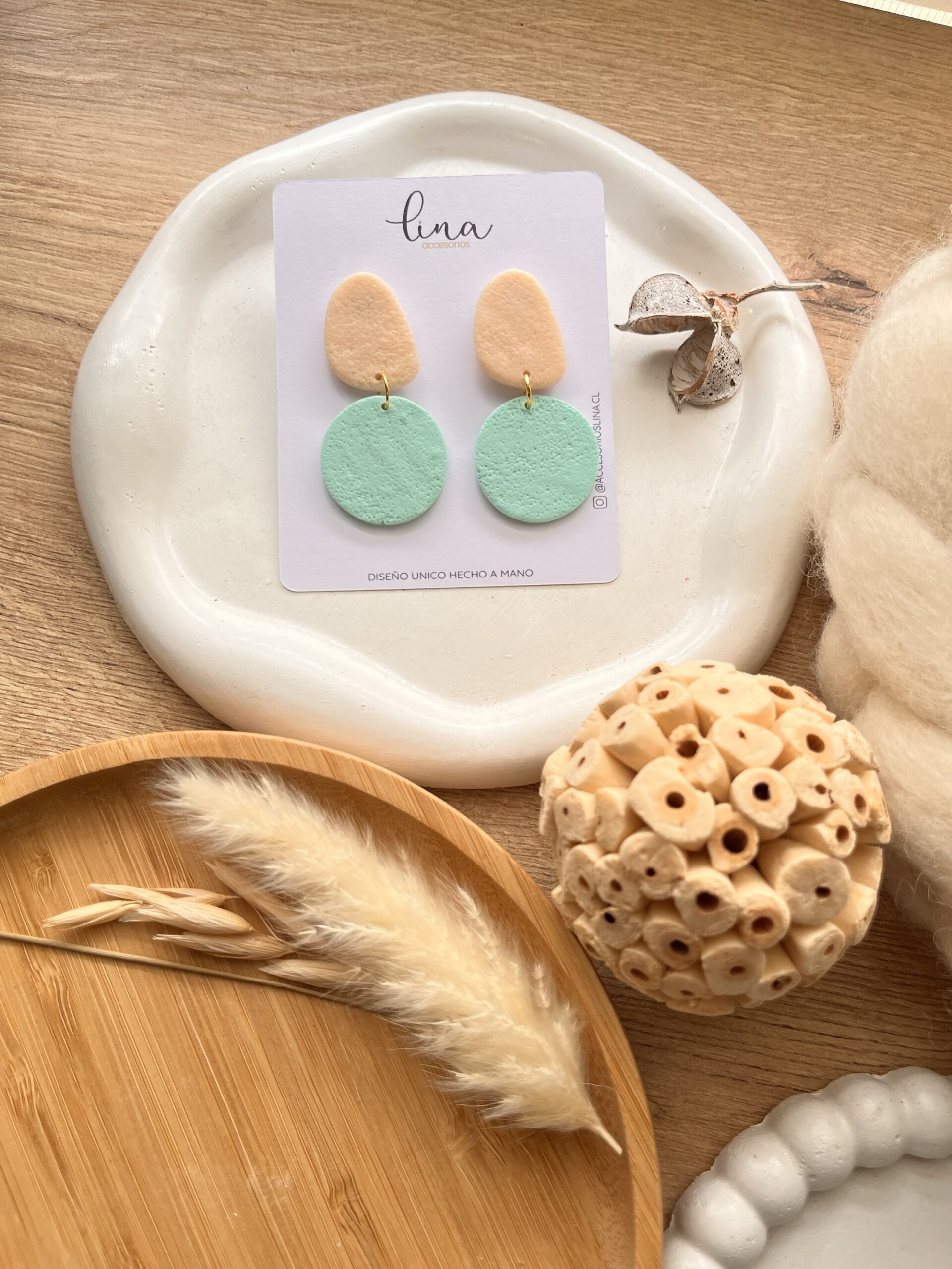 Lis menta crema – Accesorios Lina