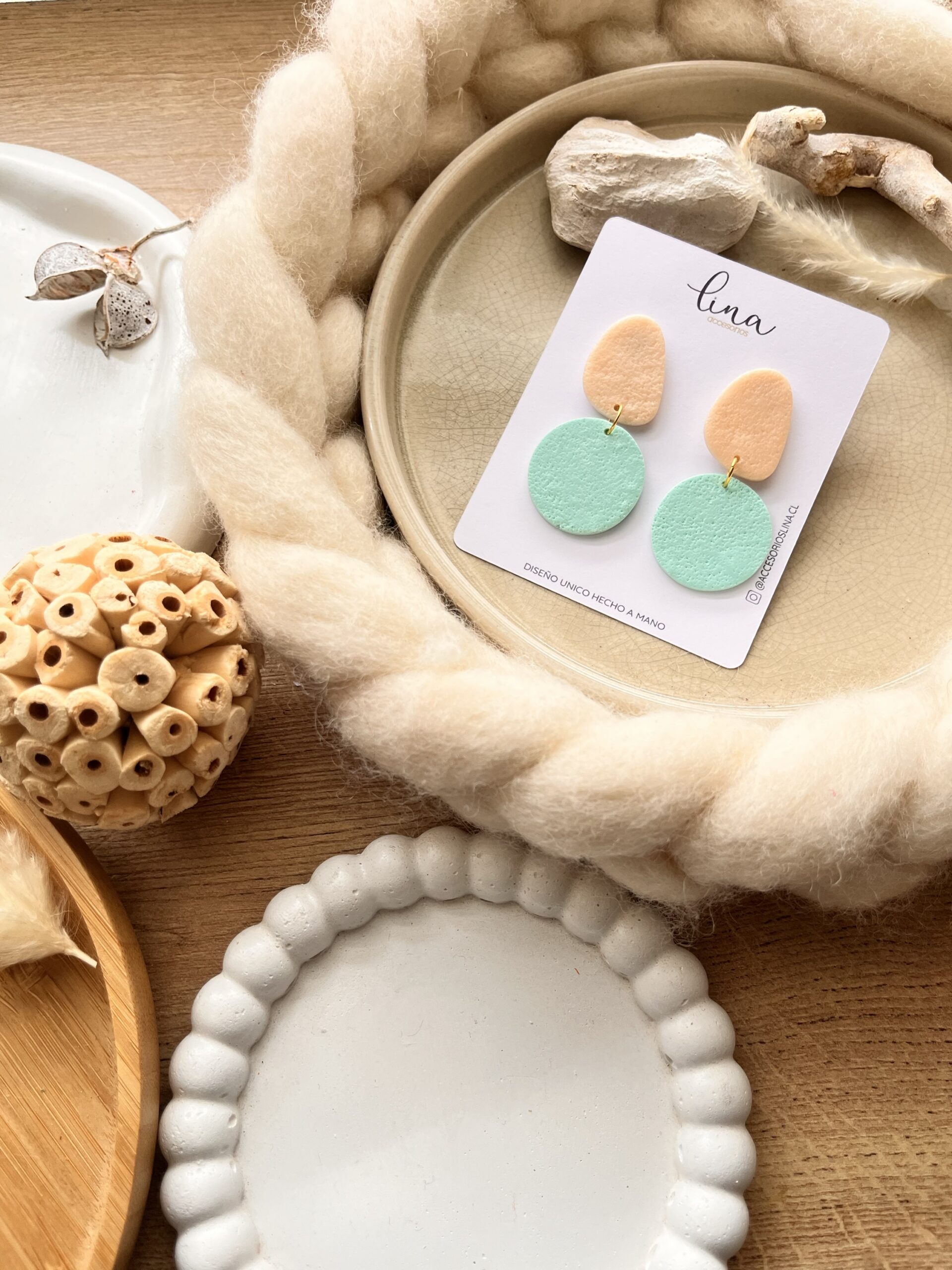 Lis menta crema – Accesorios Lina