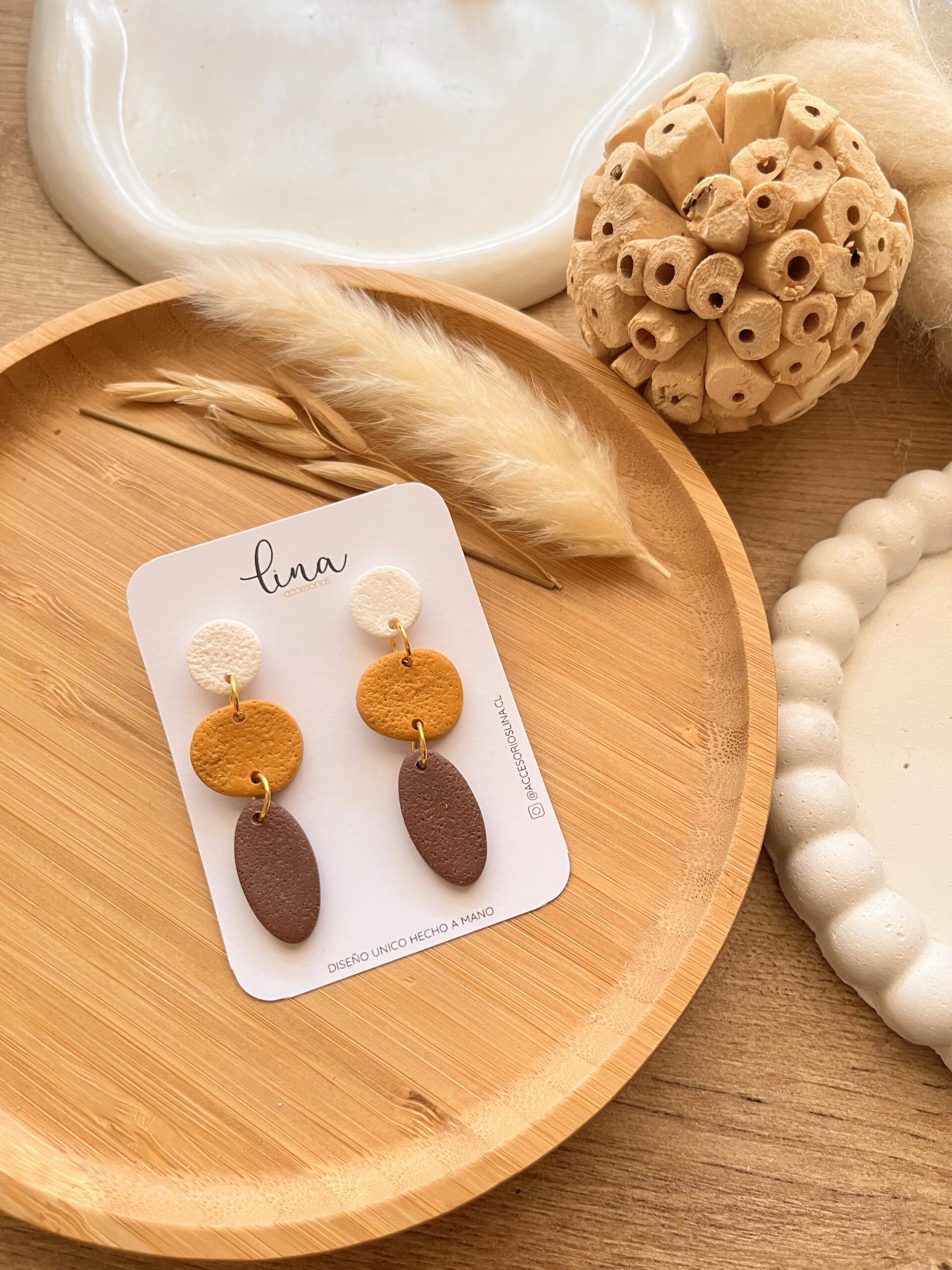 Cami mini moca ocre – Accesorios Lina